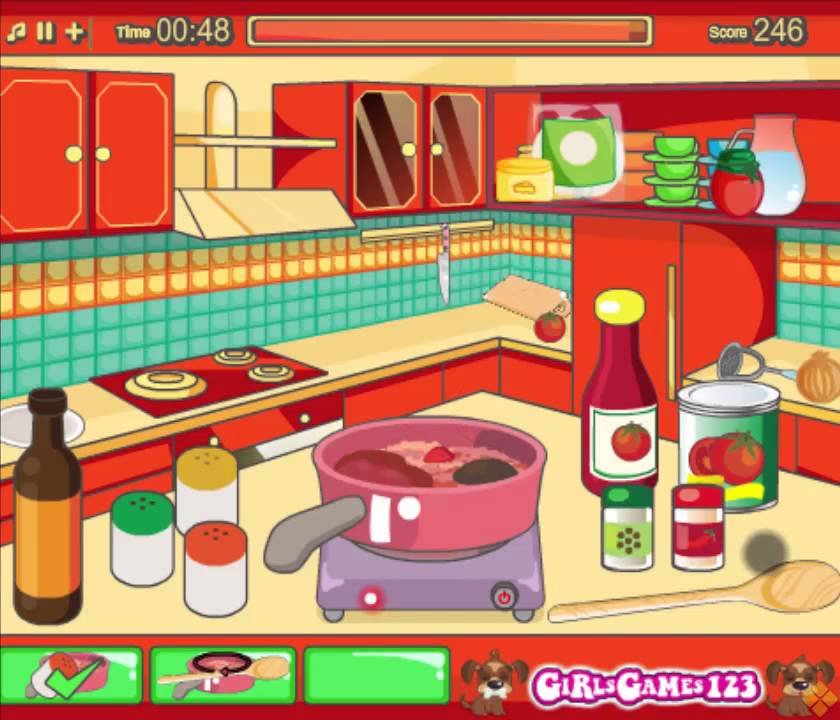 cooking game video-Mia's Cooking Series Beef Burritos - YouTube