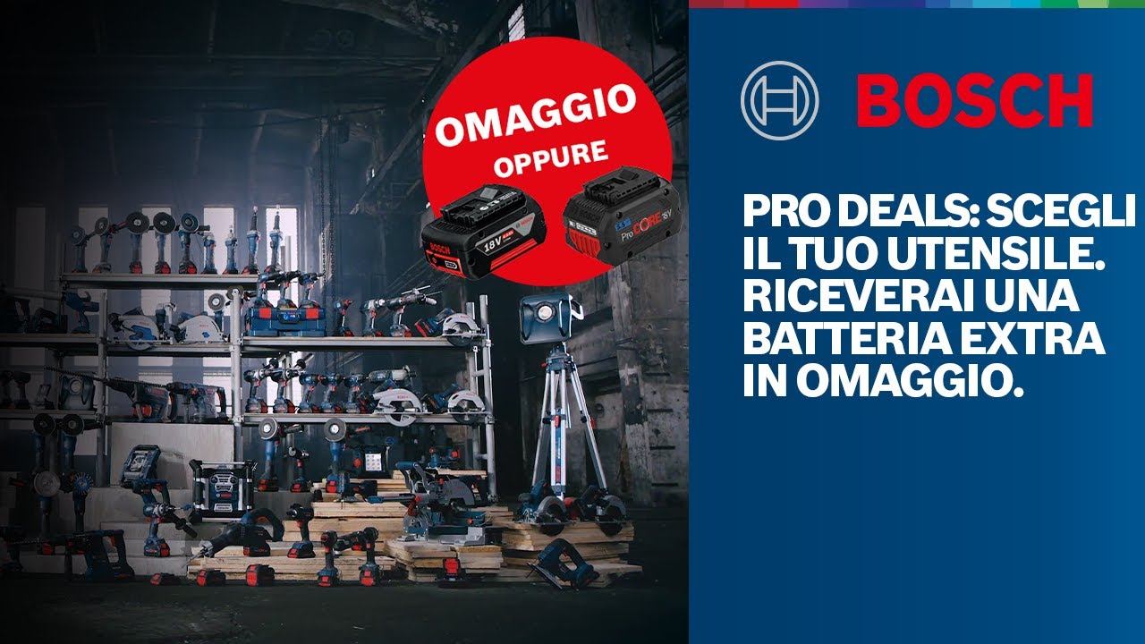 Bosch Professional PRO Deals: Scegli il tuo utensile. Riceverai una ...