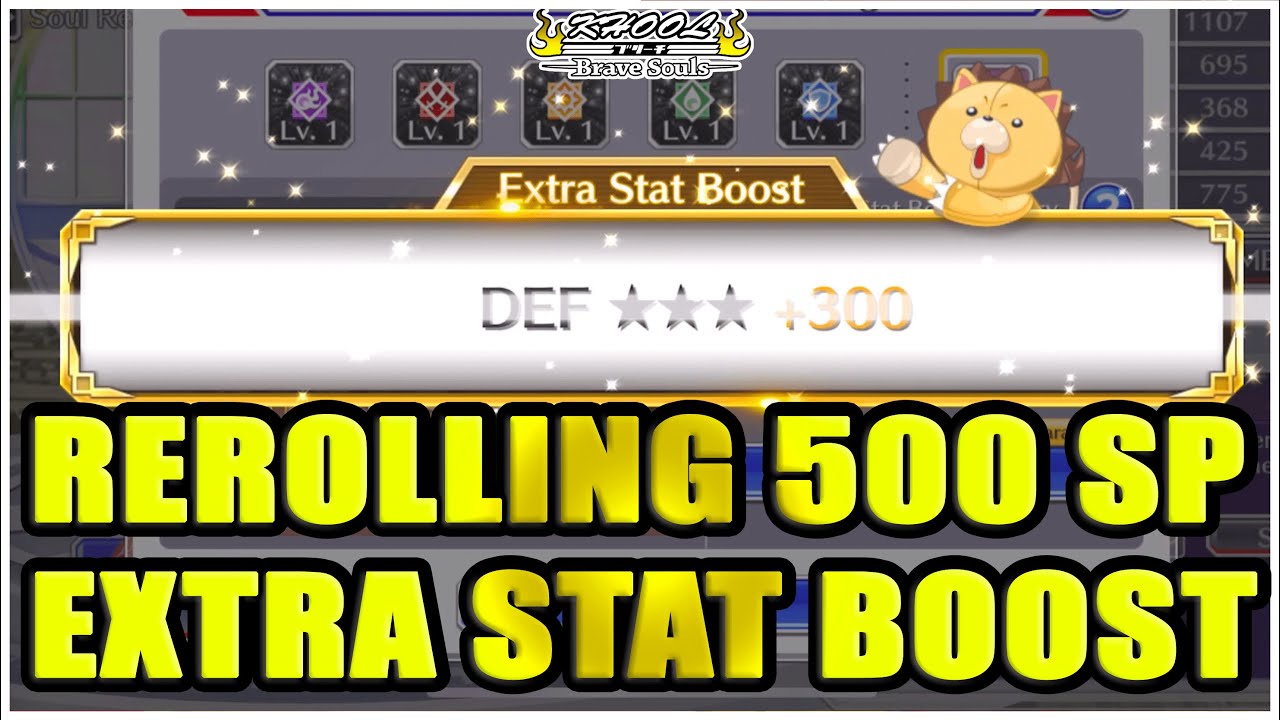 🔥🔥 EXTRA STAT BOOST REROLL - CAN WE GET 500 SP?? 🔥🔥 Bleach Brave Souls ...