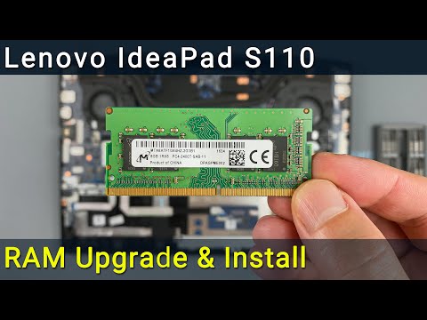 Lenovo IdeaPad S110 RAM-Upgrade und Installation