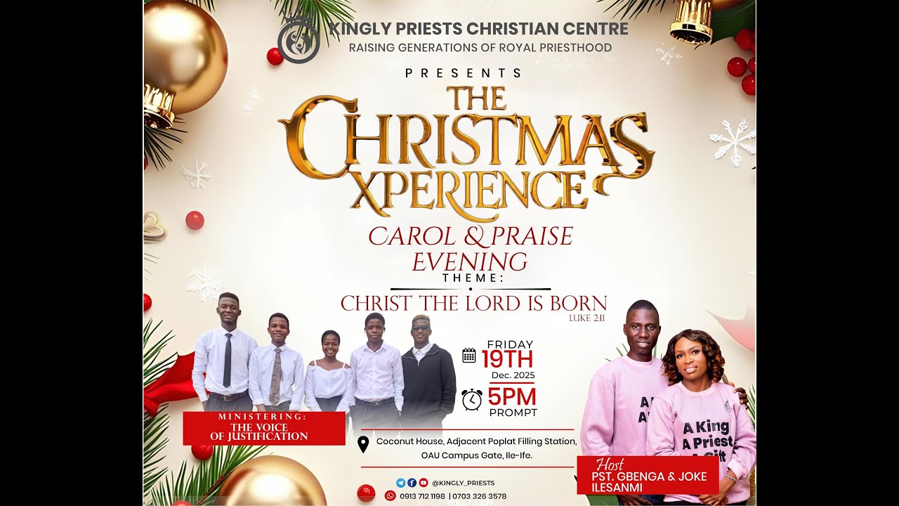 THE CHRISTMAS XPERIENCE | CAROL AND PRAISE EVENING - YouTube