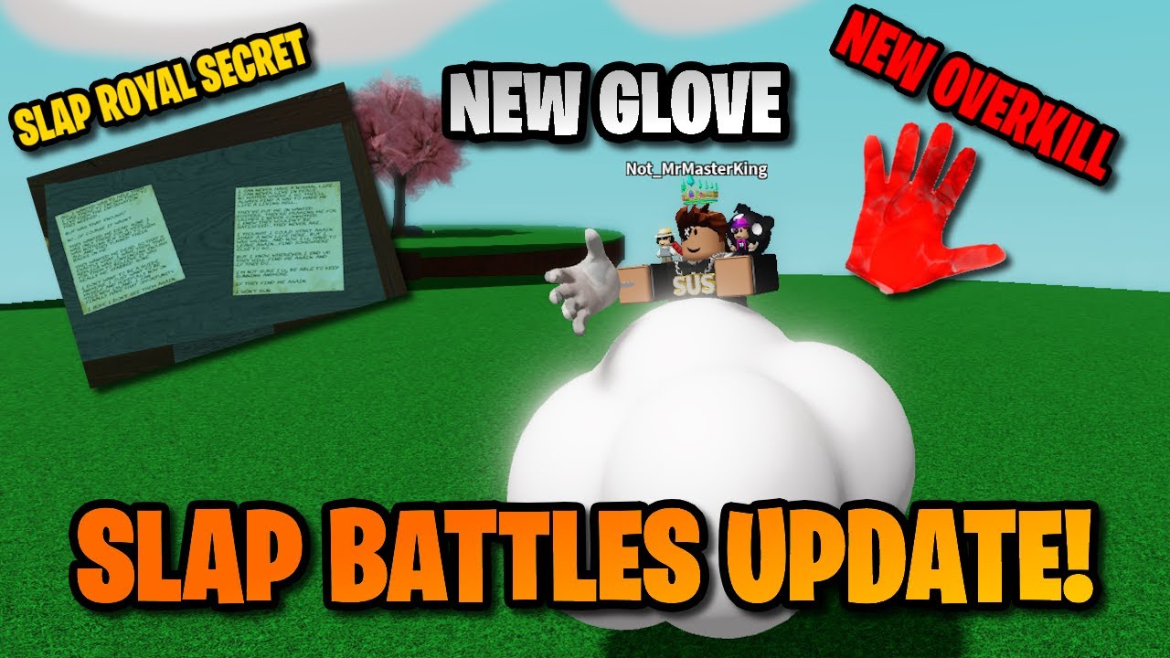 EVERYTHING IN THE NEW SLAP BATTLES UPDATE (NEW GLOVES AND SECRETS ...