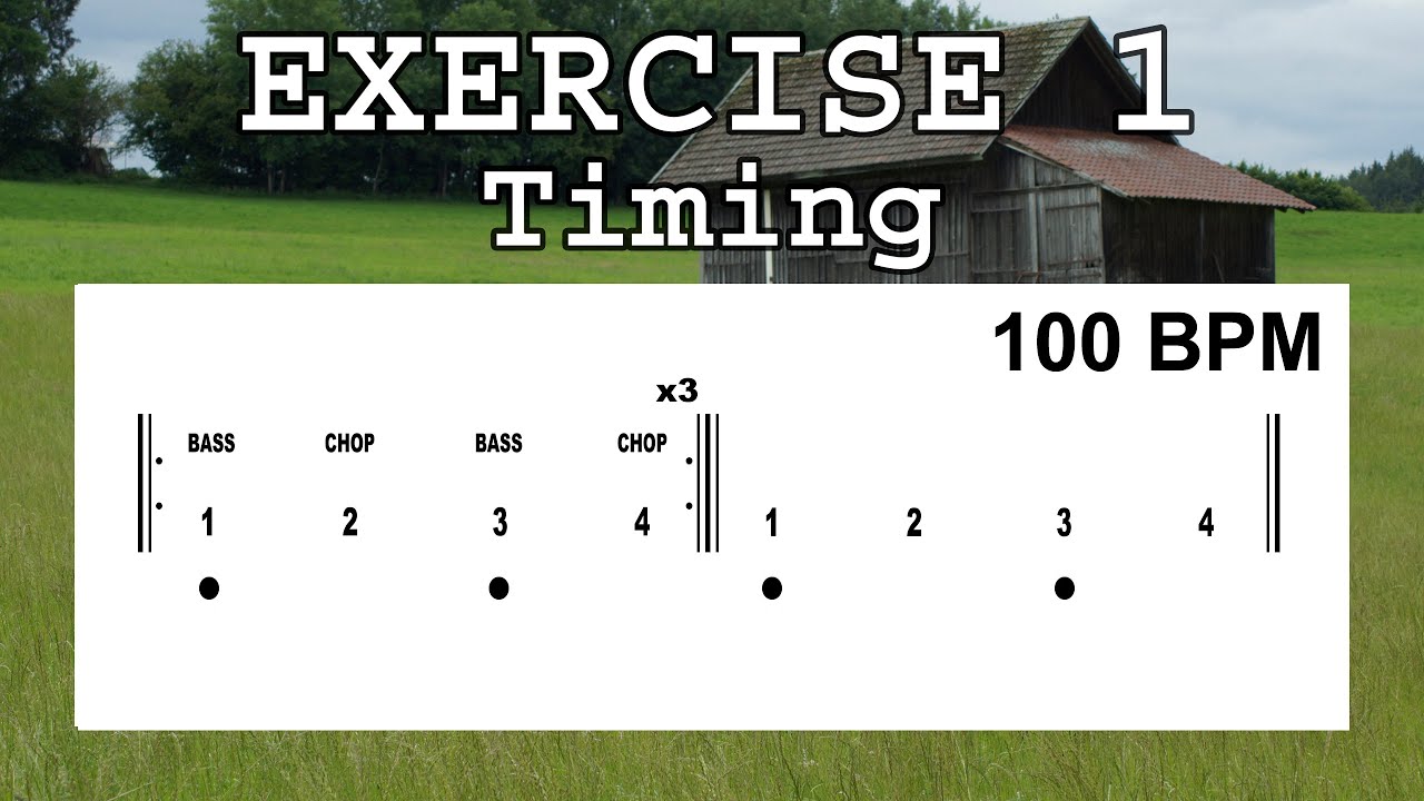 Exercise 1: Timing (100 BPM) - YouTube