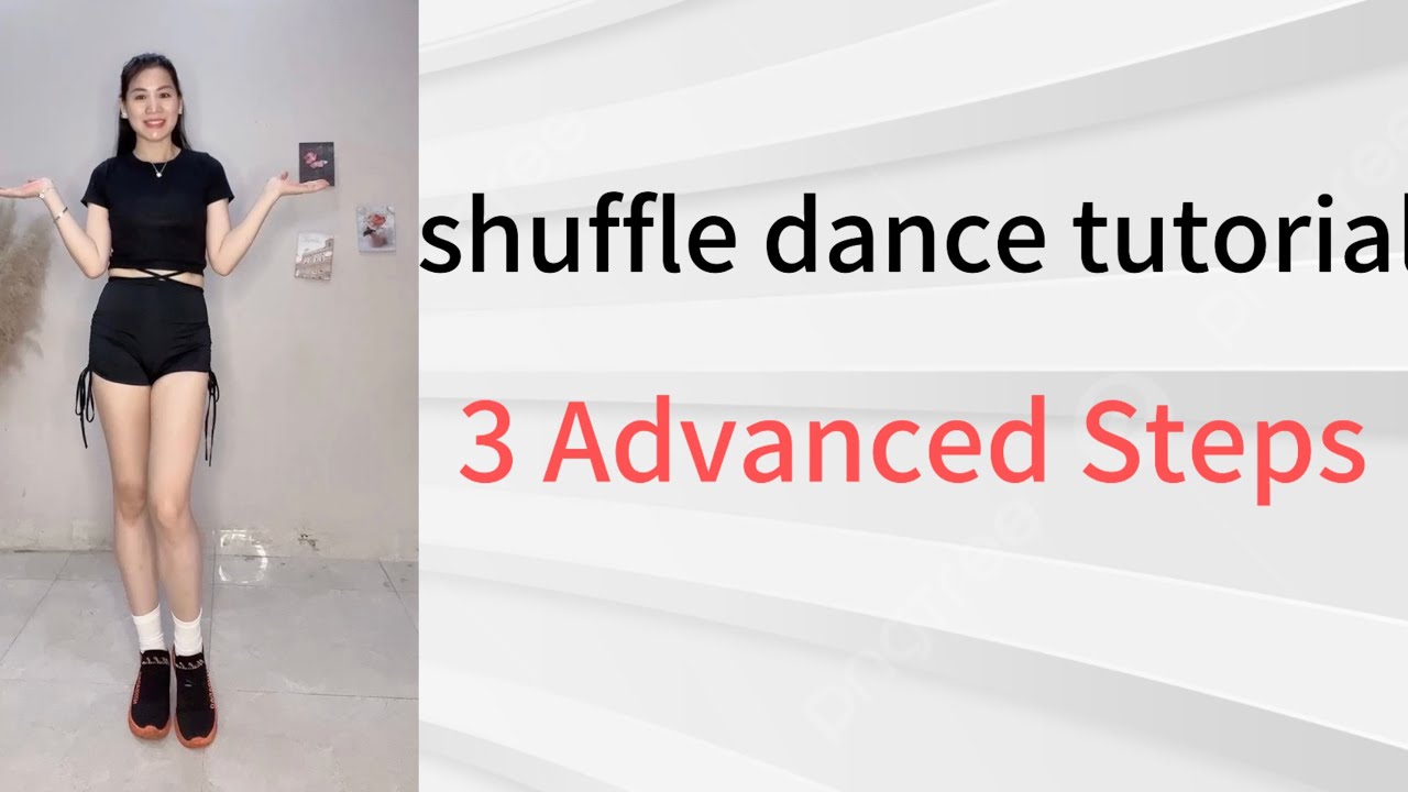 Shuffle dance tutorial/ 3 Advanced steps - YouTube