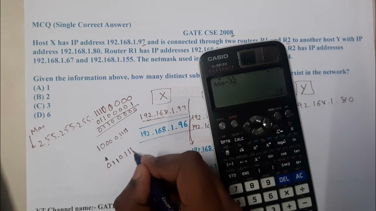 GATE CSE 2008 || Computer Networks || GATE Insights Version: CSE - YouTube