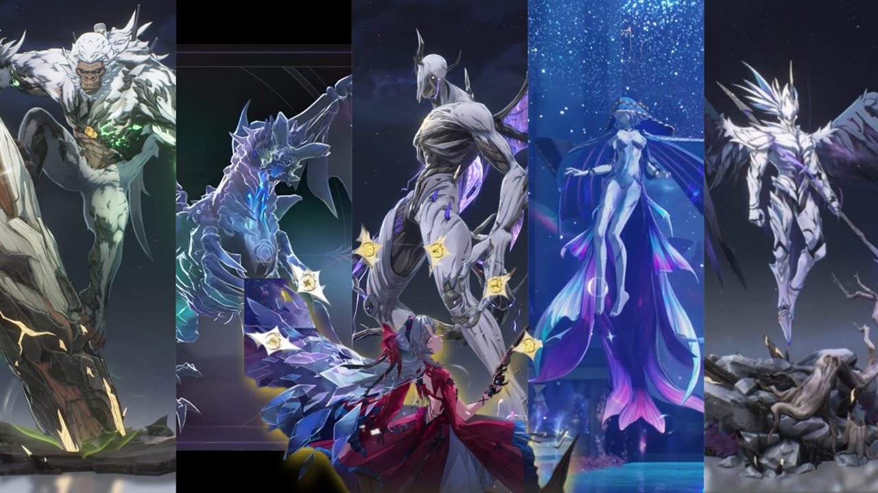 [Wuwa Mobile] S6R2 Carlotta vs All HOLOGRAM Bosses Cinematic EPIC ...