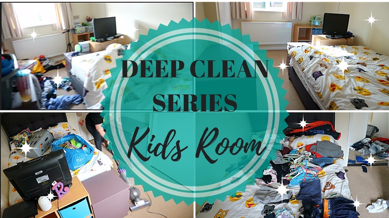 DEEP CLEAN SERIES | KIDS ROOM DEEP CLEAN | CLEAN WITH ME | SPEED CLEAN ...