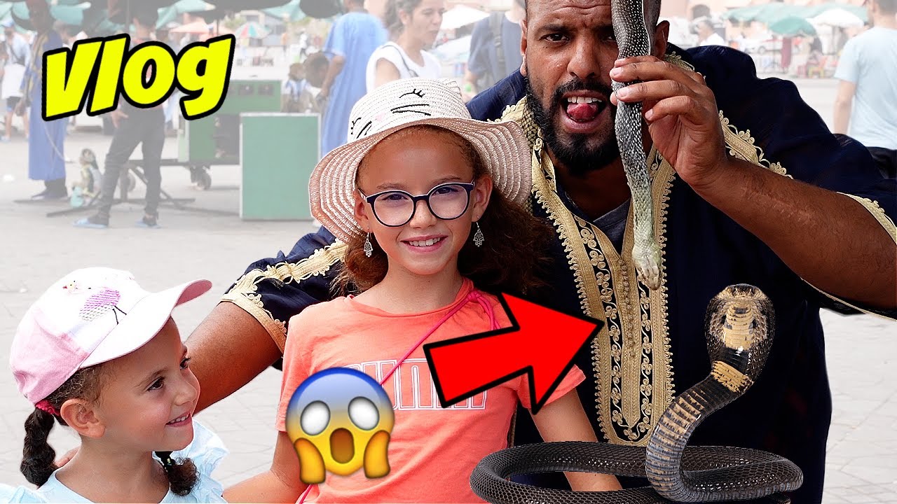 Vlog Massilya Et Kamilia Avec Des Serpents Palais Bahia Youtube
