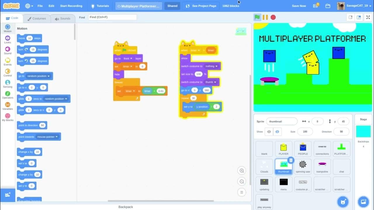How to make a thumbnail in scratch! - YouTube