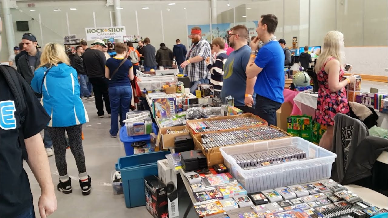 Let's Go to the Retro Video Game Swap Meet! - YouTube
