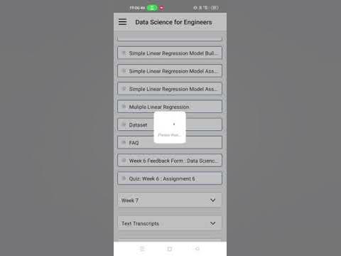 NPTEL Data Science for Engineers Week 6 Assignment Answers | 2025 - YouTube