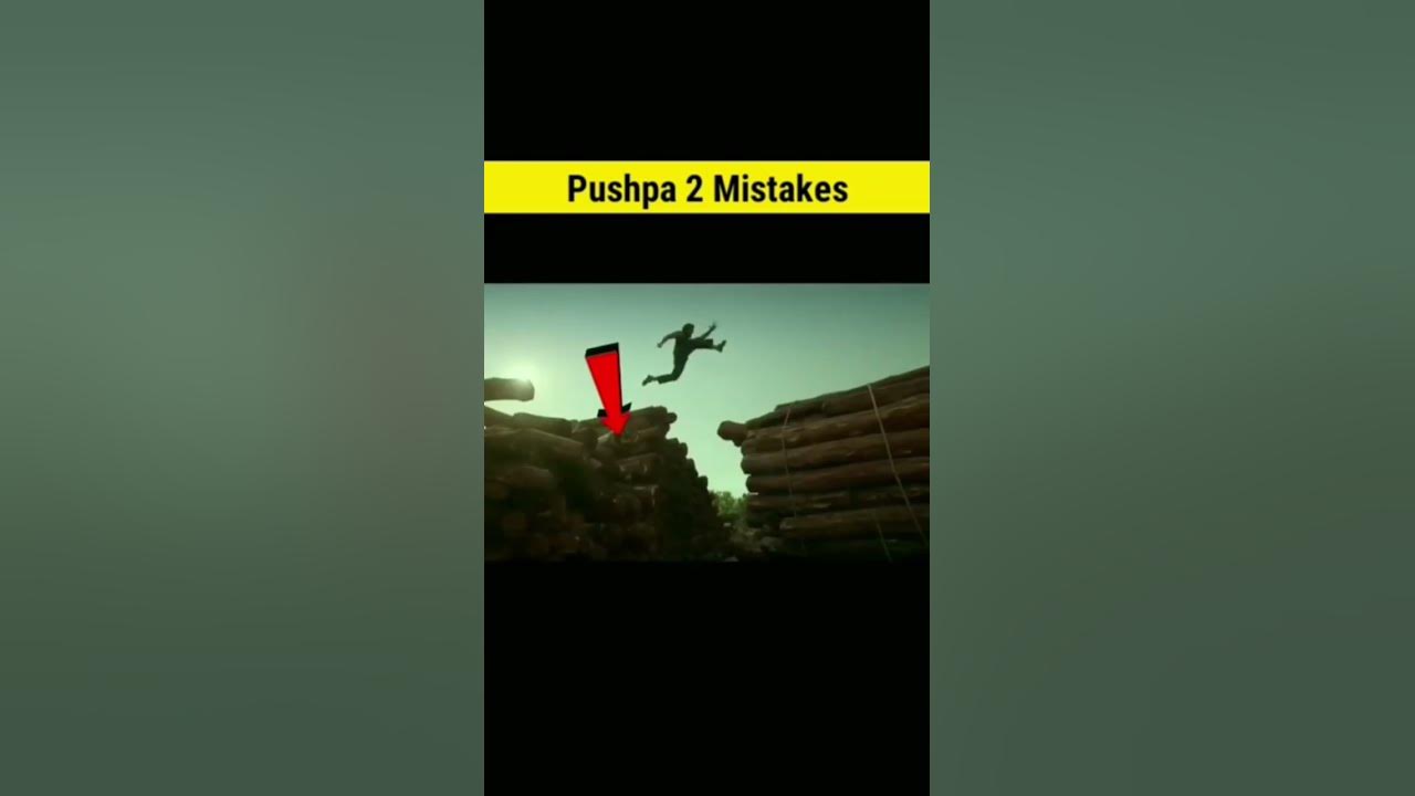 Pushpa 2 Mistakes 😂 Full Movie In Hindi Part 2 Shorts Mistake Youtube