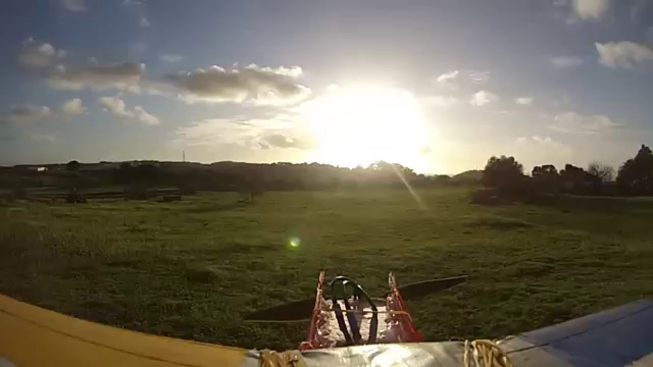 RC Plane - Barrel rolls, Loops and crash - YouTube