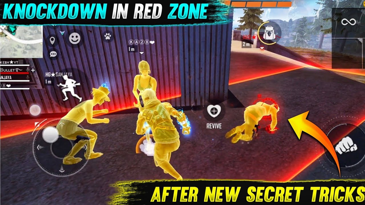 Top 5 New Unknown Tricks in free fire || Traning group unlimited health ...