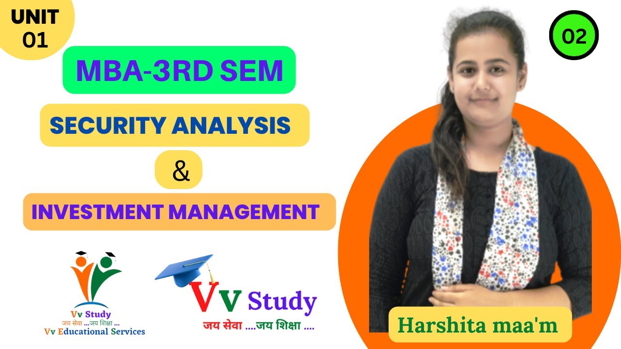 Unit 1 (topic 2) security analysis and investment management | 3rd SEM ...