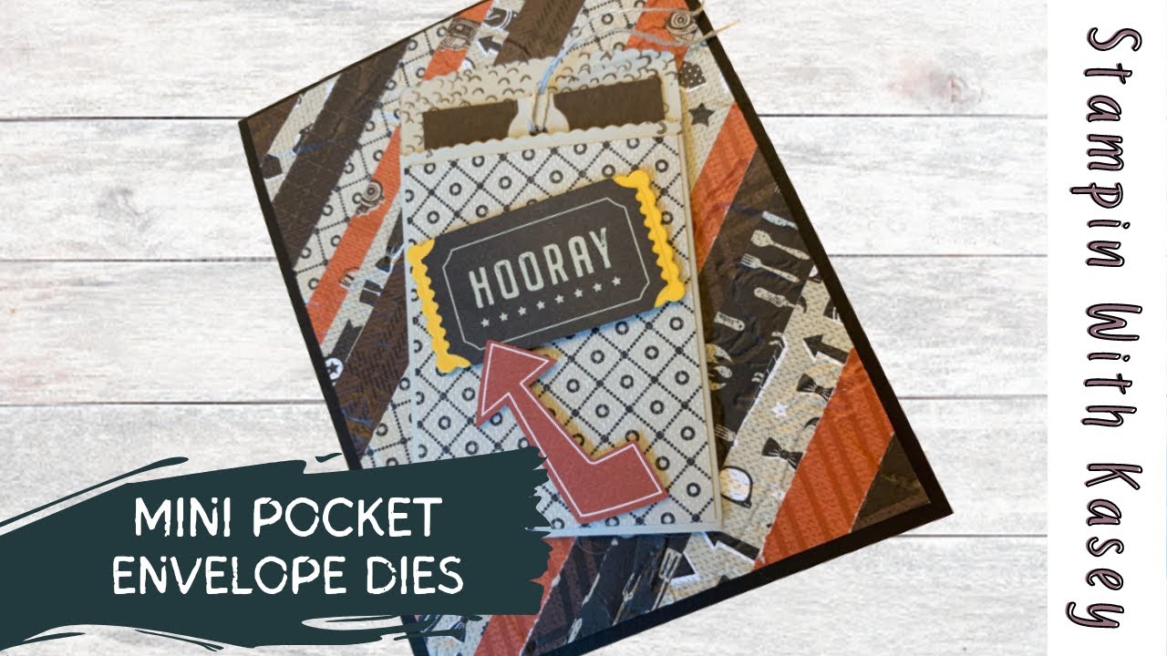 Mini Pocket Envelope Dies | He’s the Man DSP | Card Tutorial | Stampin up! - YouTube