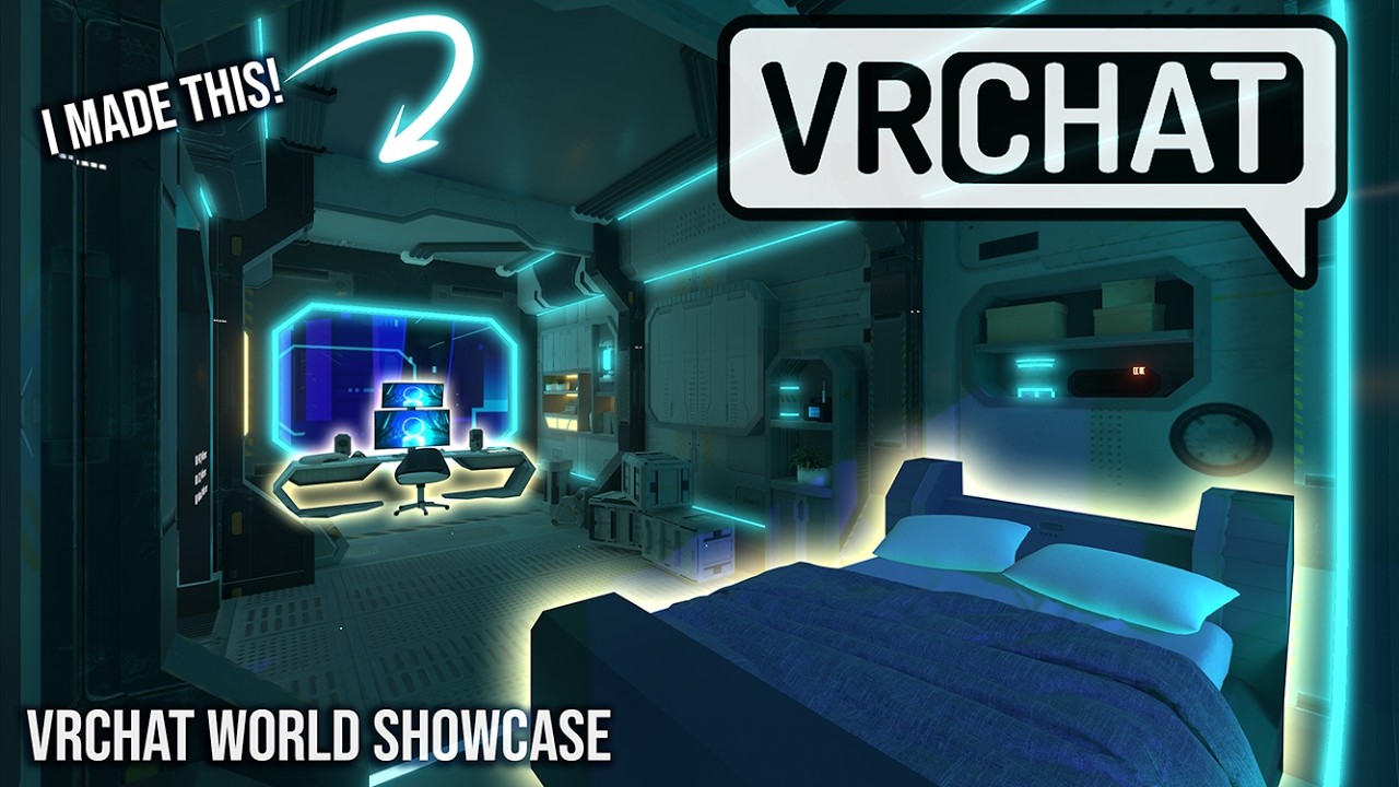 I Made this Beautiful Sci-fi World in VRChat! - VRChat World Showcase ...