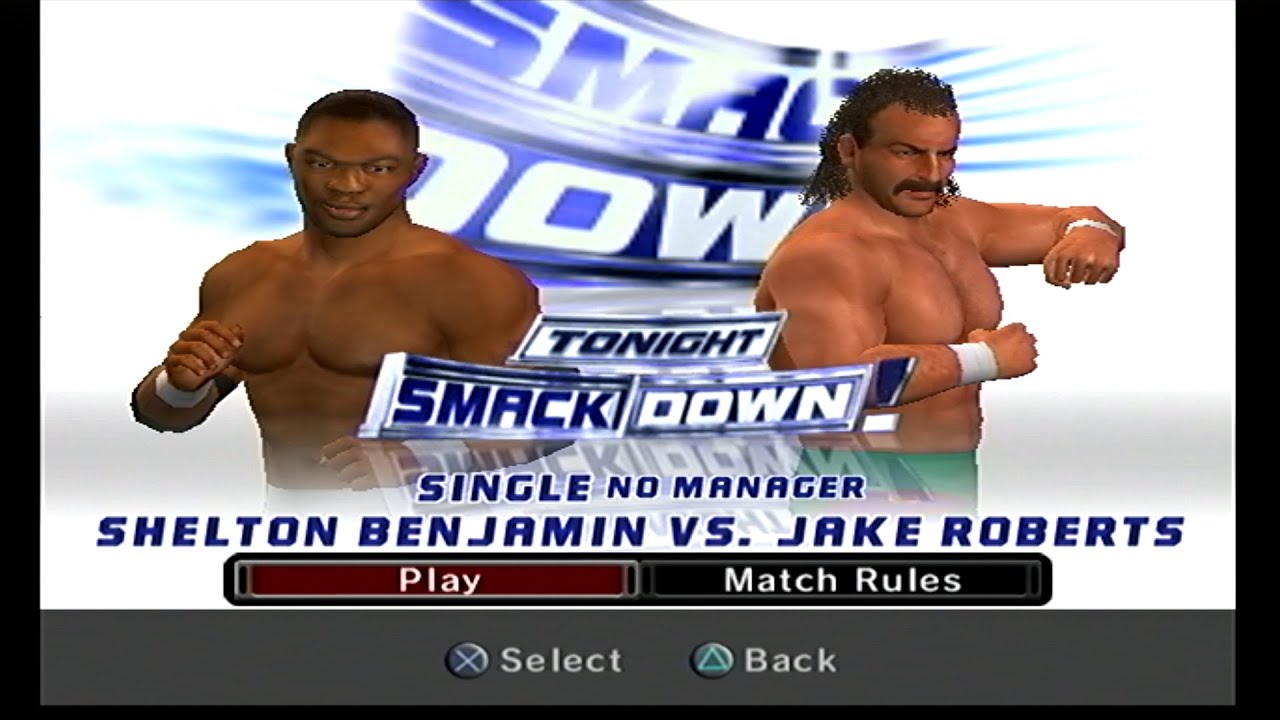 {FINALS} WWE SmackDown vs. RAW 2006 - Shelton Benjamin vs. Jake Roberts ...