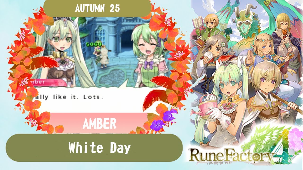 Rune Factory 4 | White Day [Amber] - YouTube