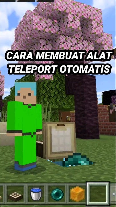 Cara membuat Alat Teleport Otomatis di minecraft - YouTube