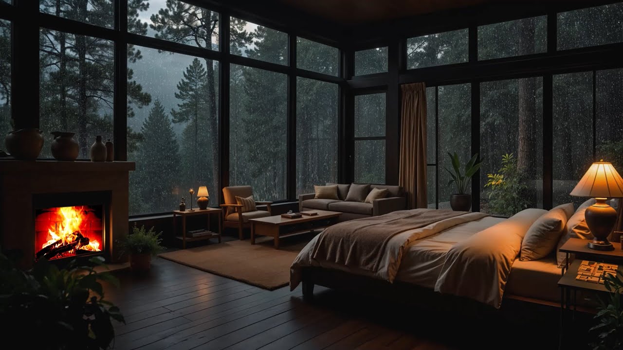 Break Insomnia in 3 Minutes with Heavy Rain and Powerful Thunder on ...