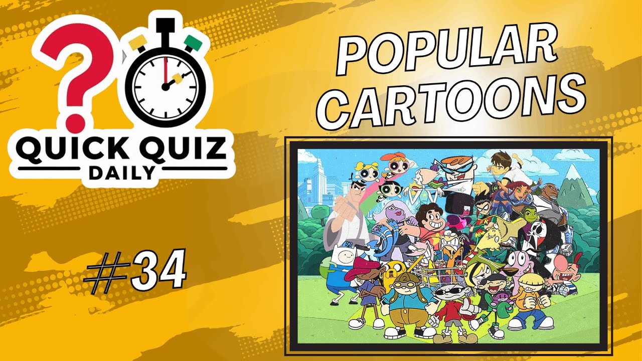 🎭 "How Well Do You Know Popular Cartoons? 🧸 | Quick Quiz Daily #34 ...