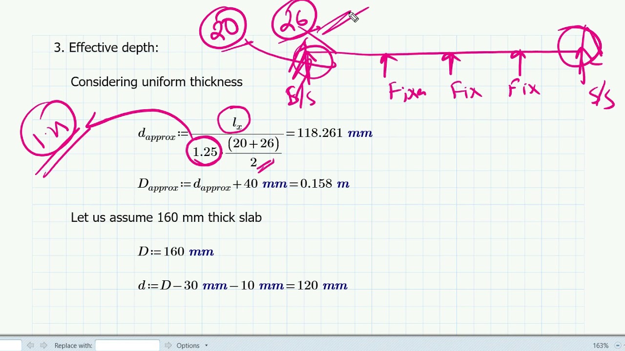 Design of continuous slab - YouTube