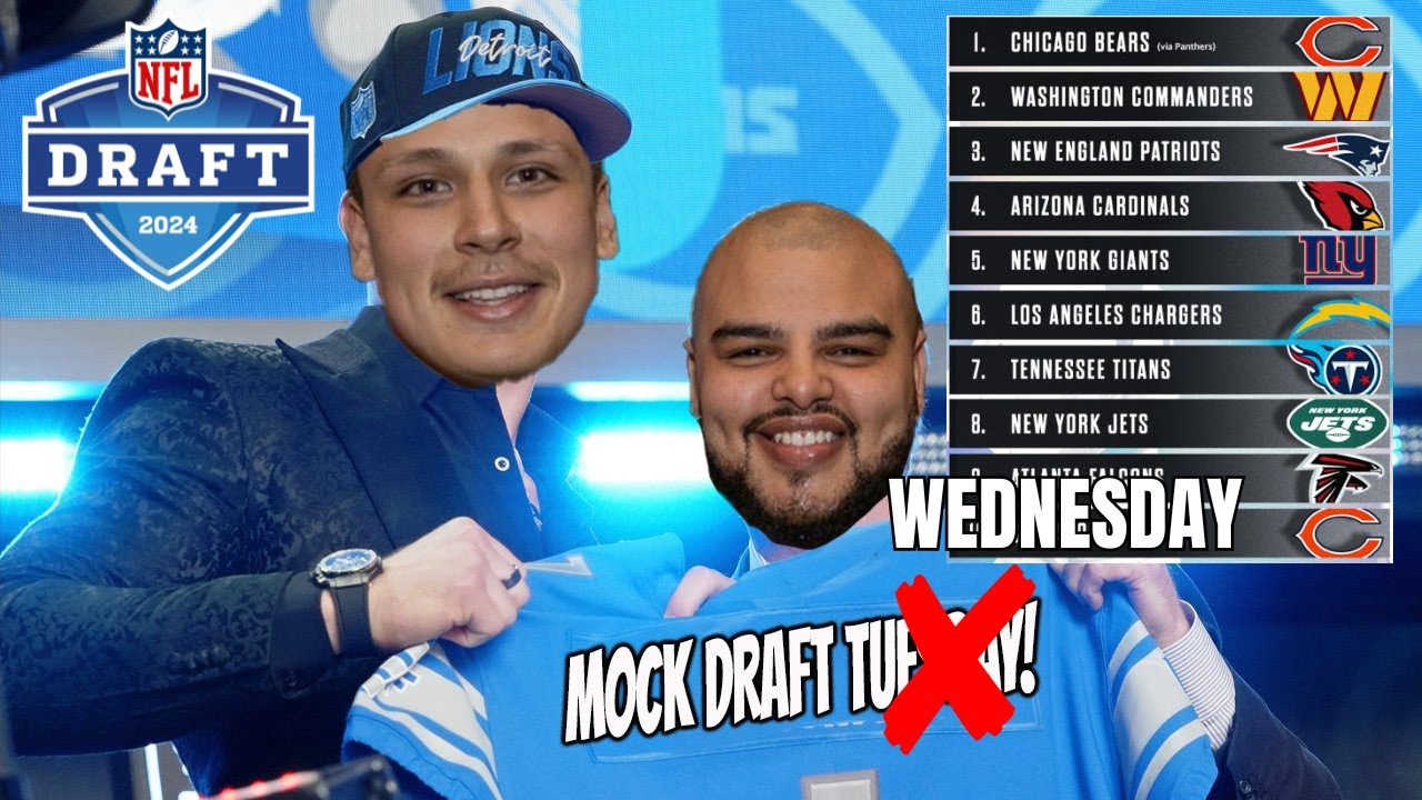 NFL 2 ROUND Mock Draft LIVE w/ Speak EZ & Broder - YouTube