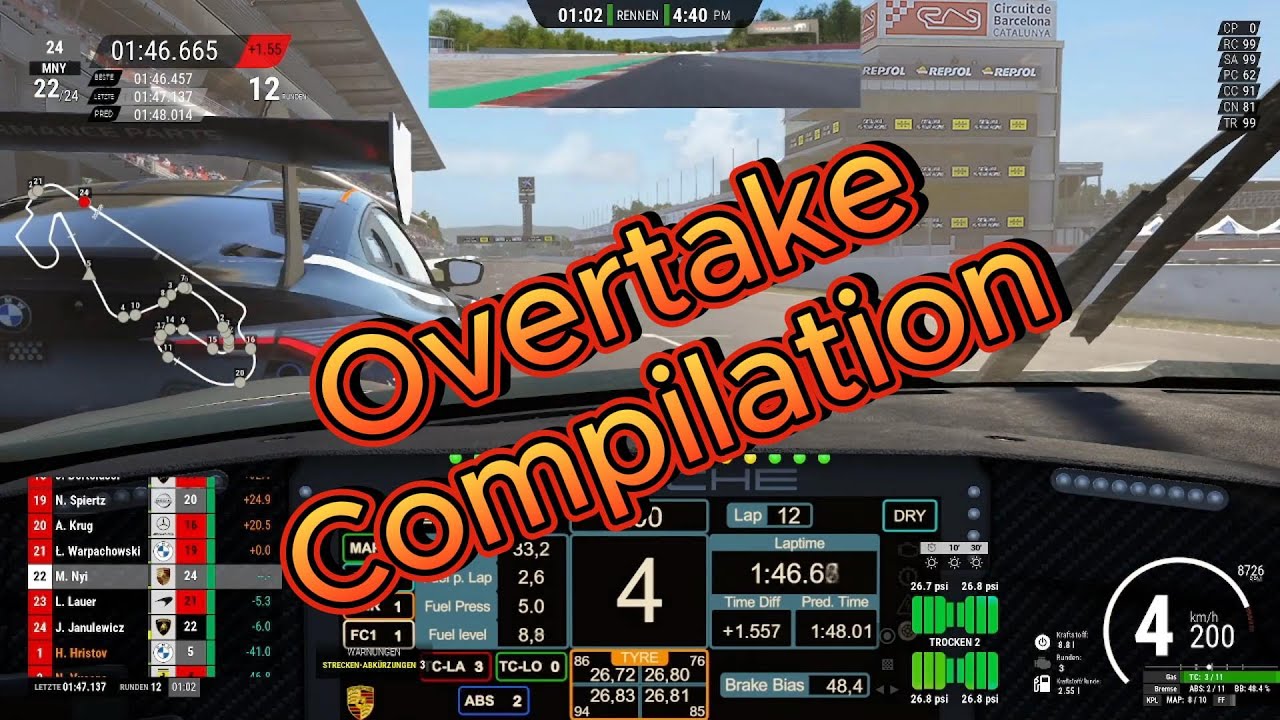Overtake Compilation - YouTube