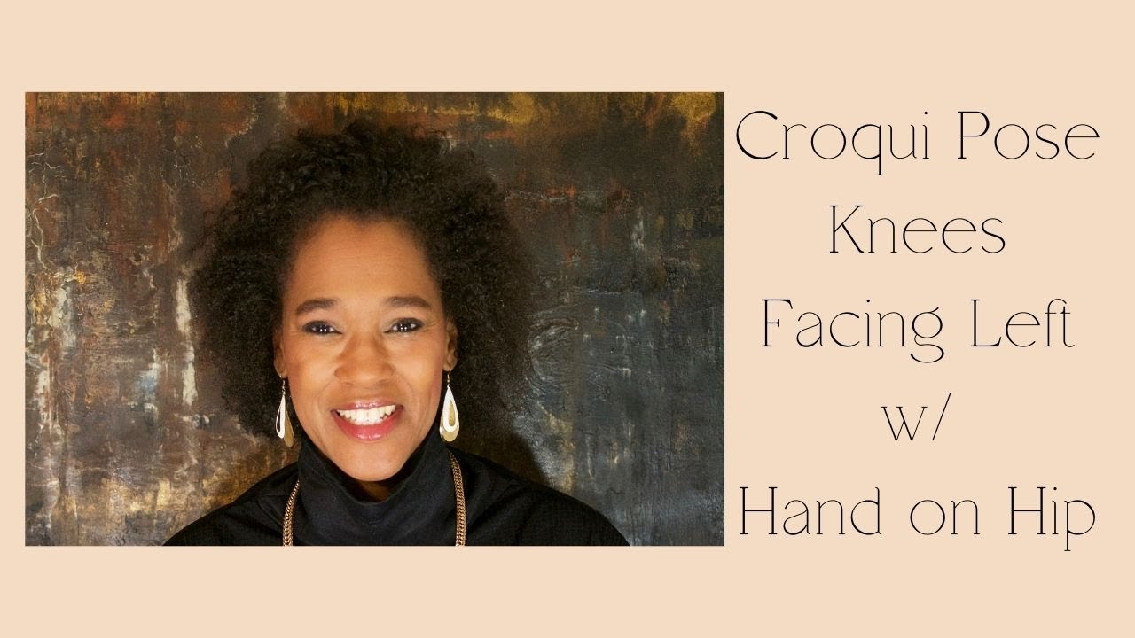 Croqui Pose Knees Facing Left with Hand on Hip - YouTube