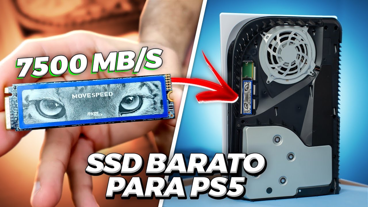 SSD BOM E BARATO PARA PS5 e PC! SSD MOVESPEED (+ BÔNUS) - YouTube