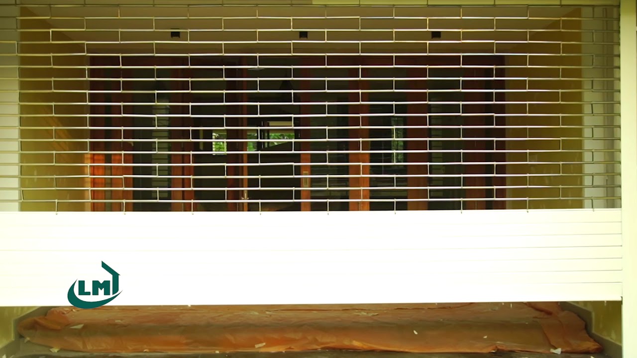 Automatic Grill Shutter for homes in kerala - YouTube