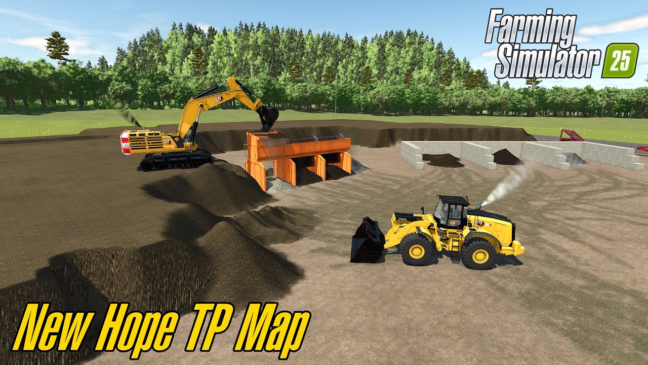Farming Simulator 25 🚧 New Hope TP Map 🚧 Episode 4 - Screening Soil 👷‍♂️ - YouTube