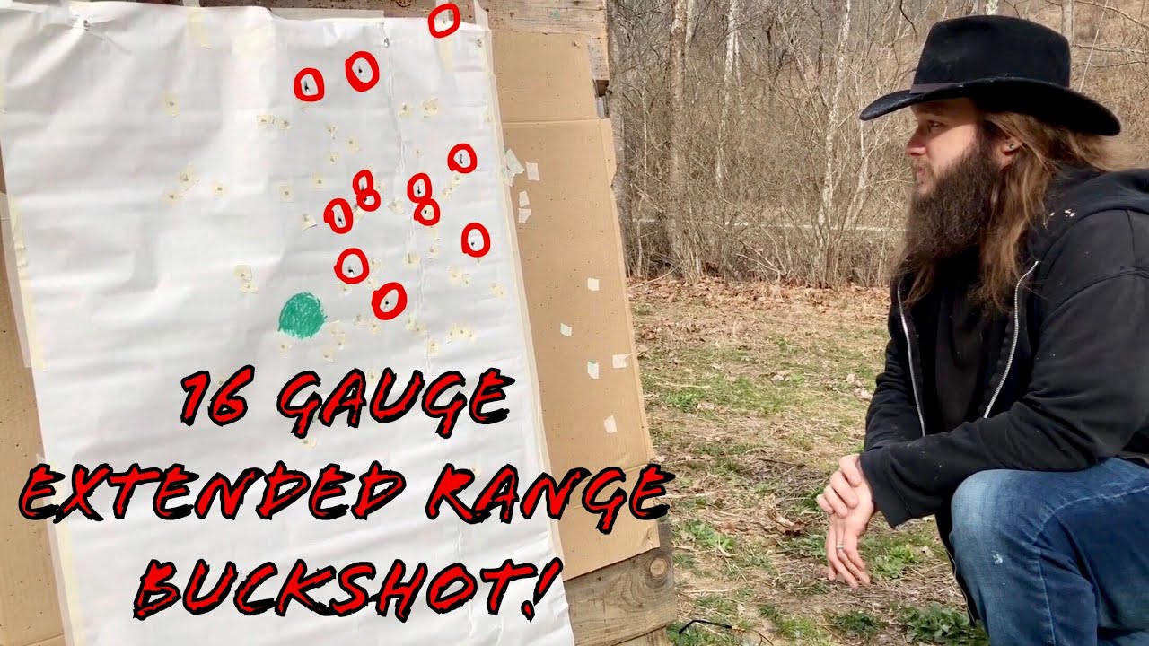 16 Gauge Extended Range Buckshot Range Testing! - YouTube