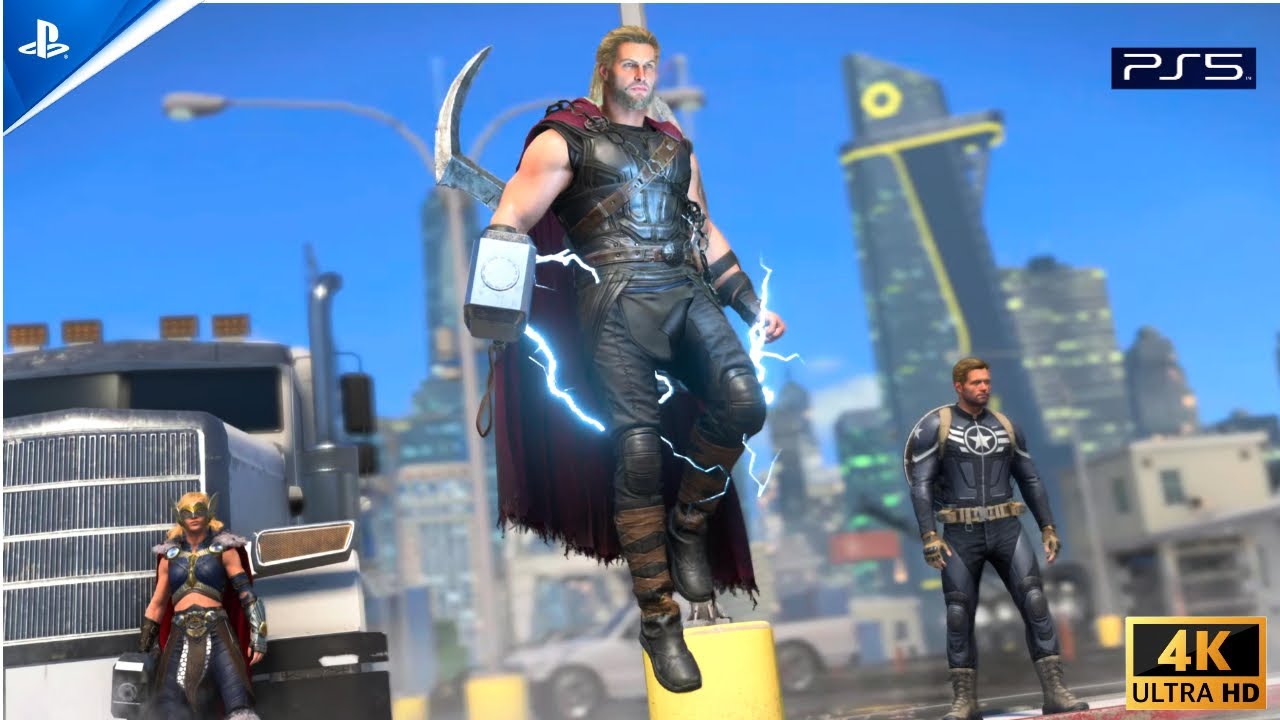 Thor: Ragnarok Avengers (PS5) 4K 60FPS HDR Gameplay - (PS5 Version ...