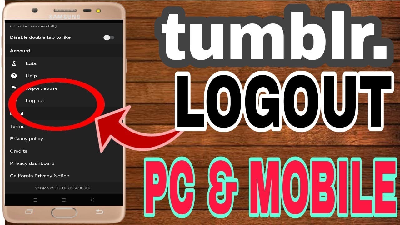 How to logout on Tumblr 2022 | Mobile App & PC - YouTube
