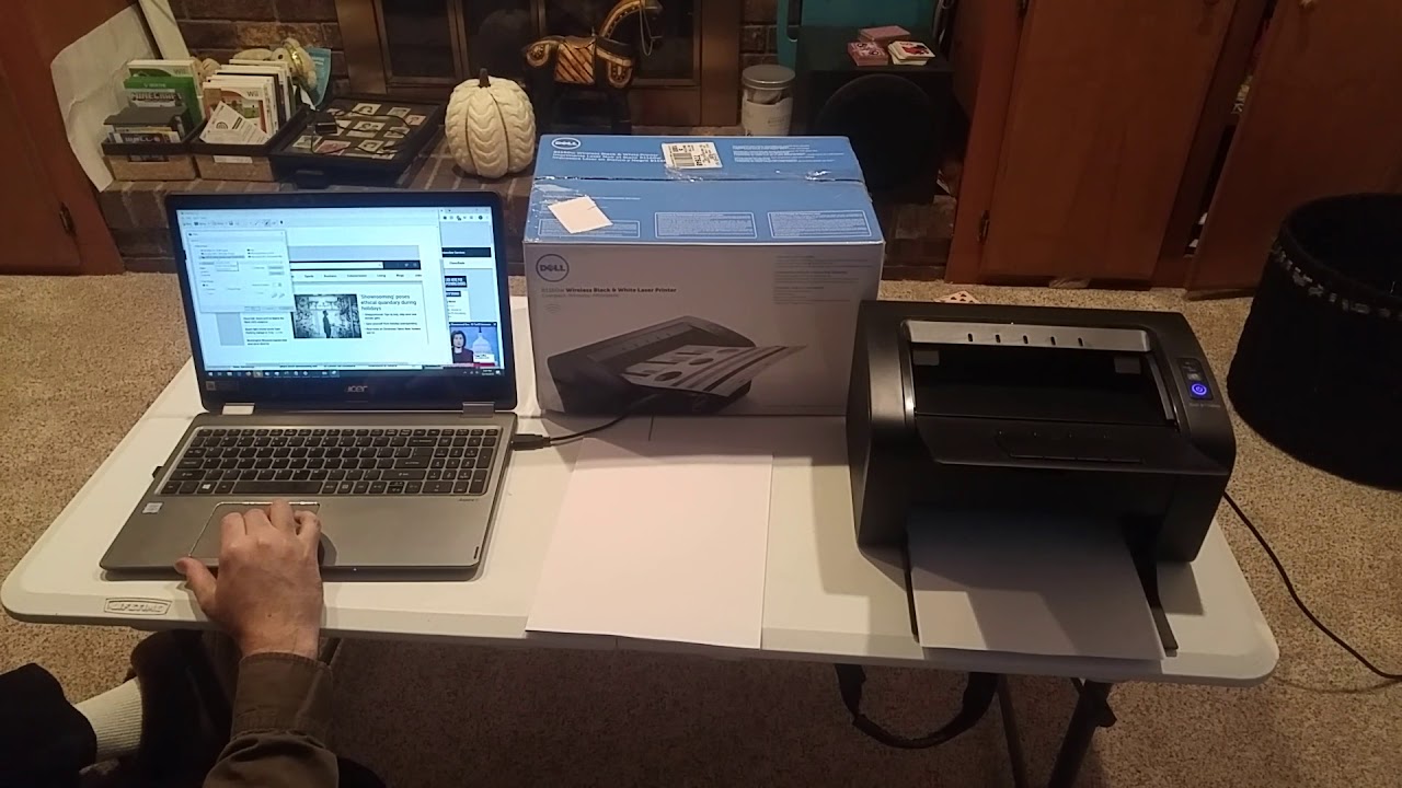Dell 1160w printer - YouTube