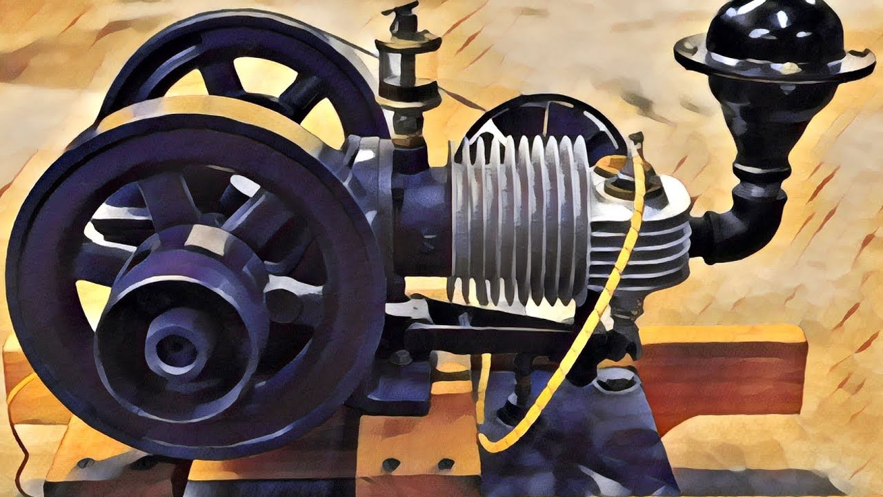 Bluffton Hit Miss Engine - YouTube