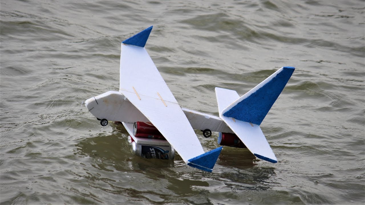How to make a seaplane - plane - YouTube