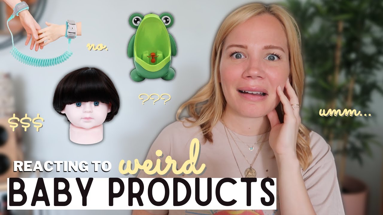 Reacting To The WEIRDEST Baby Products - YouTube