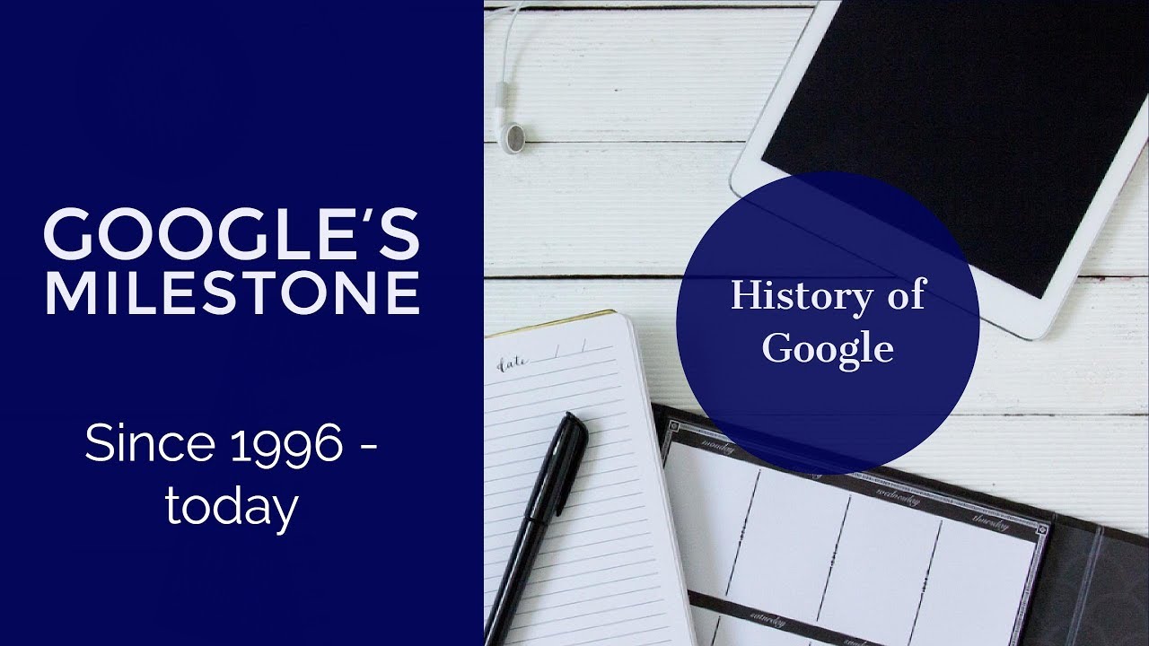 Google's biggest milestones from 1996 - today | Google's history - YouTube