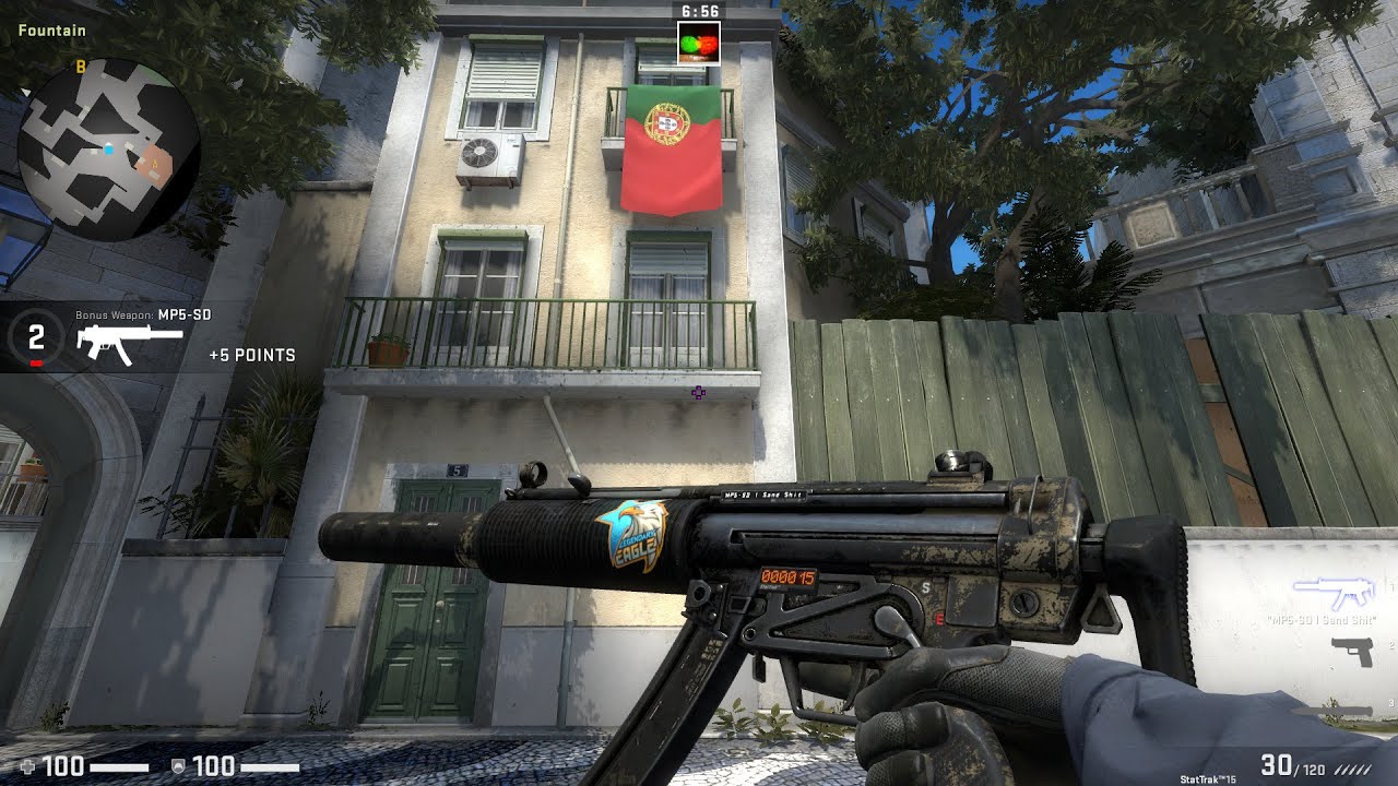 CSGO StatTrak™ MP5-SD Desert Strike Battle Scarred - YouTube