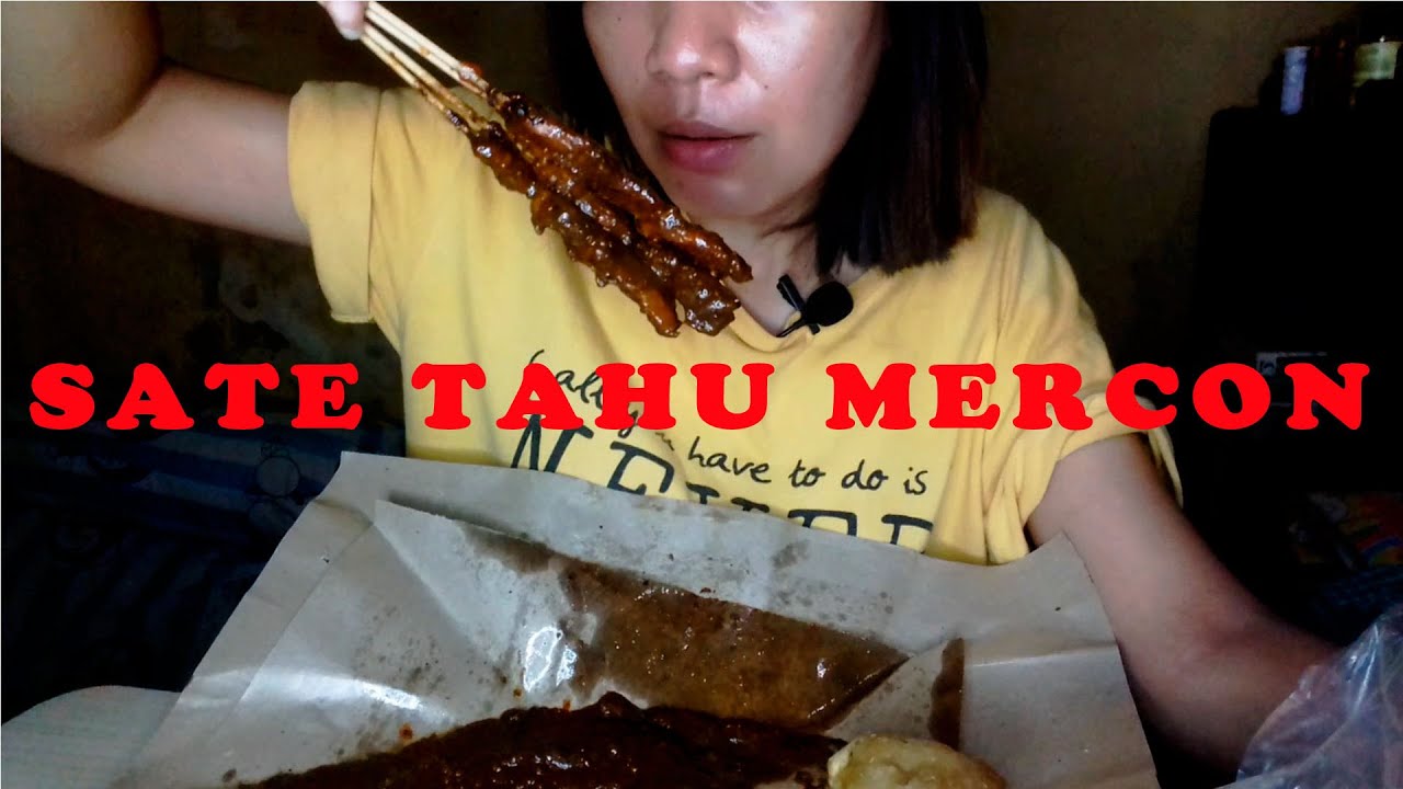 SATE TAHU MERCON II CARI SARAPAN PAGI DEKET RUMAH - YouTube