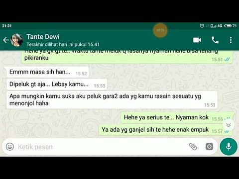 Waw😋Ngajakin tante wikwik |Prank text wik wik 2020