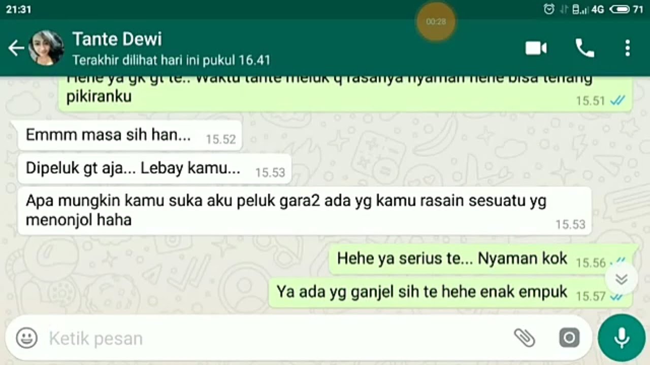 Waw😋Ngajakin tante wikwik |Prank text wik wik 2020 - YouTube