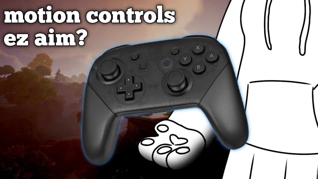 i try fortnite with motion controls - YouTube