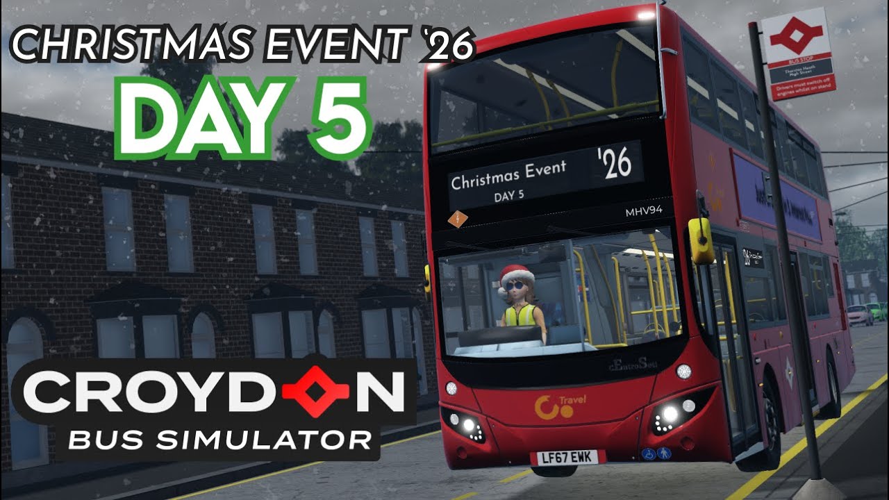Croydon Christmas Event '26 | Day 5: Stop at 15 Bus Stops - YouTube