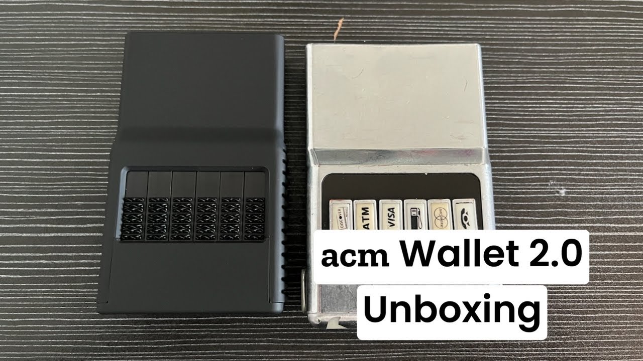Discover New ACM Wallet 2.0: Unboxing & First Impressions - YouTube