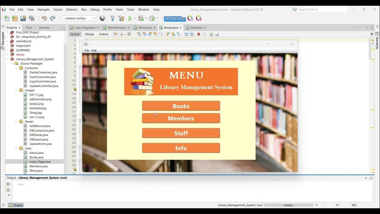 Mini Project-Library Management System - YouTube