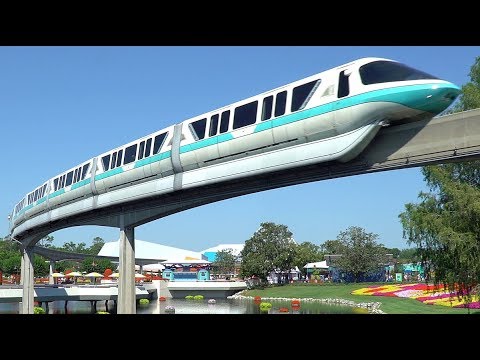 [4K] Monorail at EPCOT - YouTube